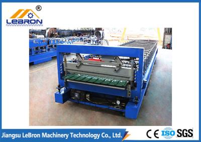 China PLC Control Glazed Tile Roll Forming Machine , Color Steel Tile Forming Machine for sale