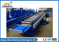China 70mm Shaft Glazed Tile Roll Forming Machine 20 Roller Stations PLC Control for sale