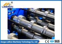 China 70mm Shaft Glazed Tile Roll Forming Machine 20 Roller Stations PLC Control for sale