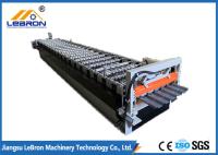 China Hydraulic Cut Glazed Tile Roll Forming Machine Full Automatic Servo Guiding Device for sale