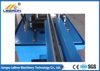 China Hydraulic Cut Strut Channel Roll Forming Machine 19.5kw 15m/min Solar Panel Frame for sale