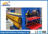 China Double Layer Roll Forming Machine 0.3-0.7mm Thickness PLC Control Custom Voltage for sale