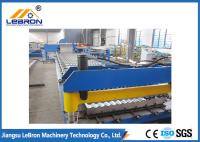 China Corrugated Roof Sheeting Roll Forming Machine 0.2-0.8mm Thickness 3KW with Cycloidal Reducer for sale