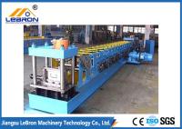 China PLC Control Steel Door Frame Roll Forming Machine 15 Rollers 12-15m/min Speed 380V for sale