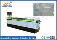 China 4900mm Light Gauge Steel Framing Machine 0.75-1.2mm Thickness 380V for Pre Engineered Buildings for sale