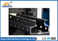 China PLC Controlled C Z Purlin Roll Forming Machine 10-15m/min 75mm Shaft for sale