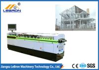 China Light Gauge Steel Roll Forming Machine 3 Ton Decoiler 5.5kw Servo for Prefab House Framing for sale