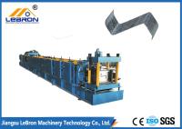 China PLC Control Z Purlin Roll Forming Machine 15kW Main Power 75mm Shaft Diameter for sale