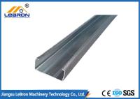 China C Purlin Roll Forming Machine 12-24m/min 80-300mm Width Hydraulic Cutting for sale