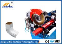 China PLC Controlled Downspout Roll Forming Machine 20-22 Stations 8-12m/min Hydraulic Cutting for sale