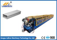 China 12-18m/min Portable Downspout Roll Forming Machine Hydraulic Mould Cutting 4KW for sale