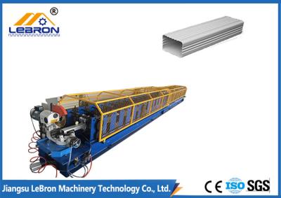 China 12-18m/min Portable Downspout Roll Forming Machine Hydraulic Mould Cutting 4KW for sale