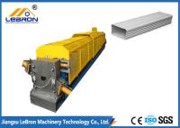 China 3KW Steel Downspout Roll Forming Machine PLC Control Round Downspout Machine 20-22 Stations for sale