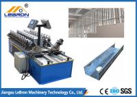 China Double Head Light Keel Stud and Track Roll Forming Machine Gear Chain Drive 0.3-0.8mm for sale