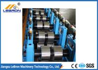 China 10 Station Steel Stud Roll Forming Machine 55mm Shaft 0.05mm Hard Chrome Drywall Track for sale