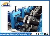 China 10 Station Steel Stud Roll Forming Machine 55mm Shaft 0.05mm Hard Chrome Drywall Track for sale