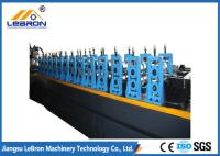 China 10 Station Steel Stud Roll Forming Machine 55mm Shaft 0.05mm Hard Chrome Drywall Track for sale