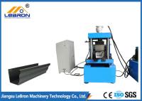 China 0.3mm-0.8mm Thickness Continuous Gutter Machine For Half Round Galvanized Gutters for sale