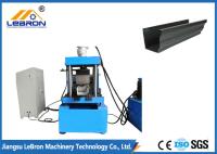 China 0.3mm-0.8mm Thickness Continuous Gutter Machine For Half Round Galvanized Gutters for sale
