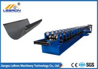China CNC Control Steel Gutter Roll Forming Machine 20 Stations High Production Efficiency for sale