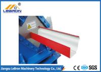 China Half Round Galvanized Gutter Roll Forming Machine 280-400mm Width 4kW Motor for sale