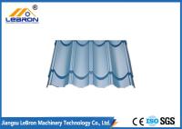 China Hydraulic Cut Glazed Tile Roll Forming Machine Full Automatic Servo Guiding Device for sale
