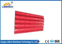 China Full Automatic Glazed Tile Roll Forming Machine 7.5kW 24 Stations Step Tile Roll Former for sale