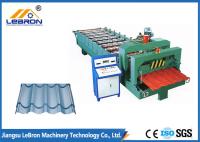 China Full Automatic Glazed Tile Roll Forming Machine 7.5kW 24 Stations Step Tile Roll Former for sale
