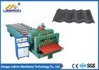 China Full Automatic Glazed Tile Roll Forming Machine 7.5kW 24 Stations Step Tile Roll Former for sale