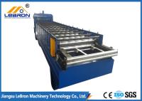 China Blue Color Glazed Tile Roll Forming Machine Siemens PLC Control Full Automatic for sale