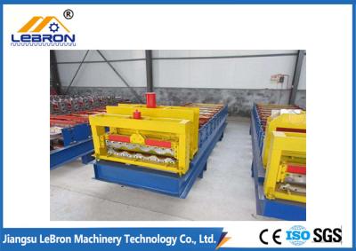 China Glazed Roof Tile Roll Forming Machine 15-20m/min 24 Stations for Industrial Civilian Constructions for sale