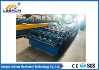 China Dual Sheet Wall Panel Roll Forming Machine Customized Feeding Width High Forming Speed for sale