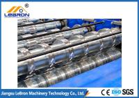 China Blue Color Steel Structure Floor Deck Roll Forming Machine Delta PLC Control System for sale