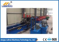 China Solar Strut Channel Roll Forming Machine with Post Punch and Track Cutting 380V 50Hz for sale