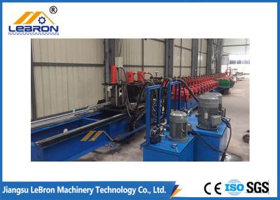 China Solar Strut Channel Roll Forming Machine with Post Punch and Track Cutting 380V 50Hz for sale
