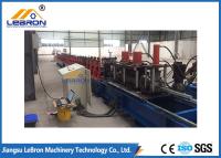 China Solar Strut Channel Roll Forming Machine with Post Punch and Track Cutting 380V 50Hz for sale