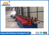 China Solar Strut Channel Roll Forming Machine with Post Punch and Track Cutting 380V 50Hz for sale