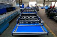 China Hydraulic Trapezoidal Roofing PPGI Sheet Roll Forming Machine 0.3-0.8mm 914-1450mm for sale