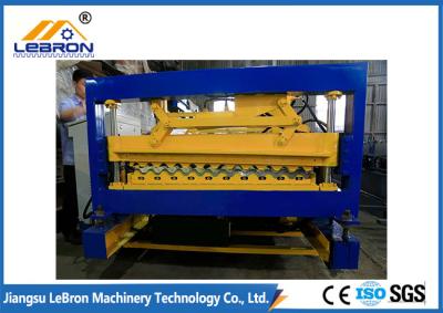 China PPGL Sinusoidal Corrugated Sheet Roll Forming Machine 914mm Width 0.3-0.8mm Thickness for sale