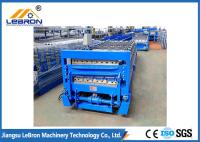 China 845 900 Trapezoidal Sheet Double Layer Roll Forming Machine 7.5kw for sale