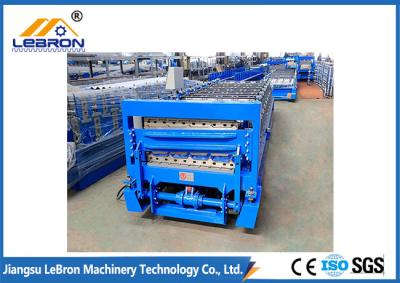 China 0.8mm Corrugated Sheet Double Layer Roll Forming Machine AC Motor Driven for sale