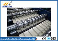 China 7.5KW 0.8mm Slotted Shutter Guide Making Machine hydraulic cutting for sale