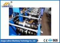 China Vertical PLC Rack Roll Forming Machine GCr15 Steel 70mm Roller Dia 14 Stations for sale