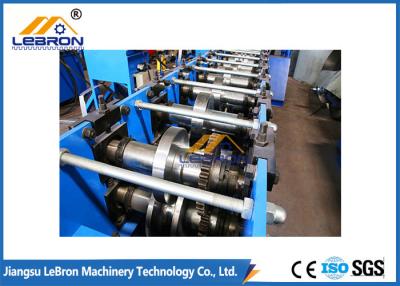 China Vertical PLC Rack Roll Forming Machine GCr15 Steel 70mm Roller Dia 14 Stations for sale
