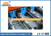 China PPGI Steel Gutter Roll Forming Machine 24 Stations Simens PLC Omron Encoder for sale