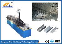China Galvanized Cold Rolled Siemens PLC Steel Stud Roll Forming Machine for sale