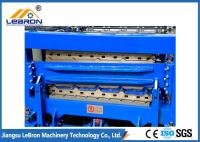 China IBR Sheet Roll Former Double Layer Deck Roll Forming Machine 10 Tons 380V 7.5kw for sale