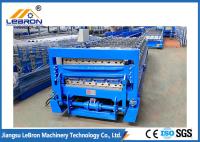 China IBR Sheet Roll Former Double Layer Deck Roll Forming Machine 10 Tons 380V 7.5kw for sale