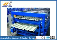 China Trapezoidal Double Layer Roll Forming Machine 12m/min Fully Automatic 0.3-0.8mm for sale