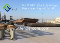 China Floating Marine Rubber Airbag For Yacht for sale